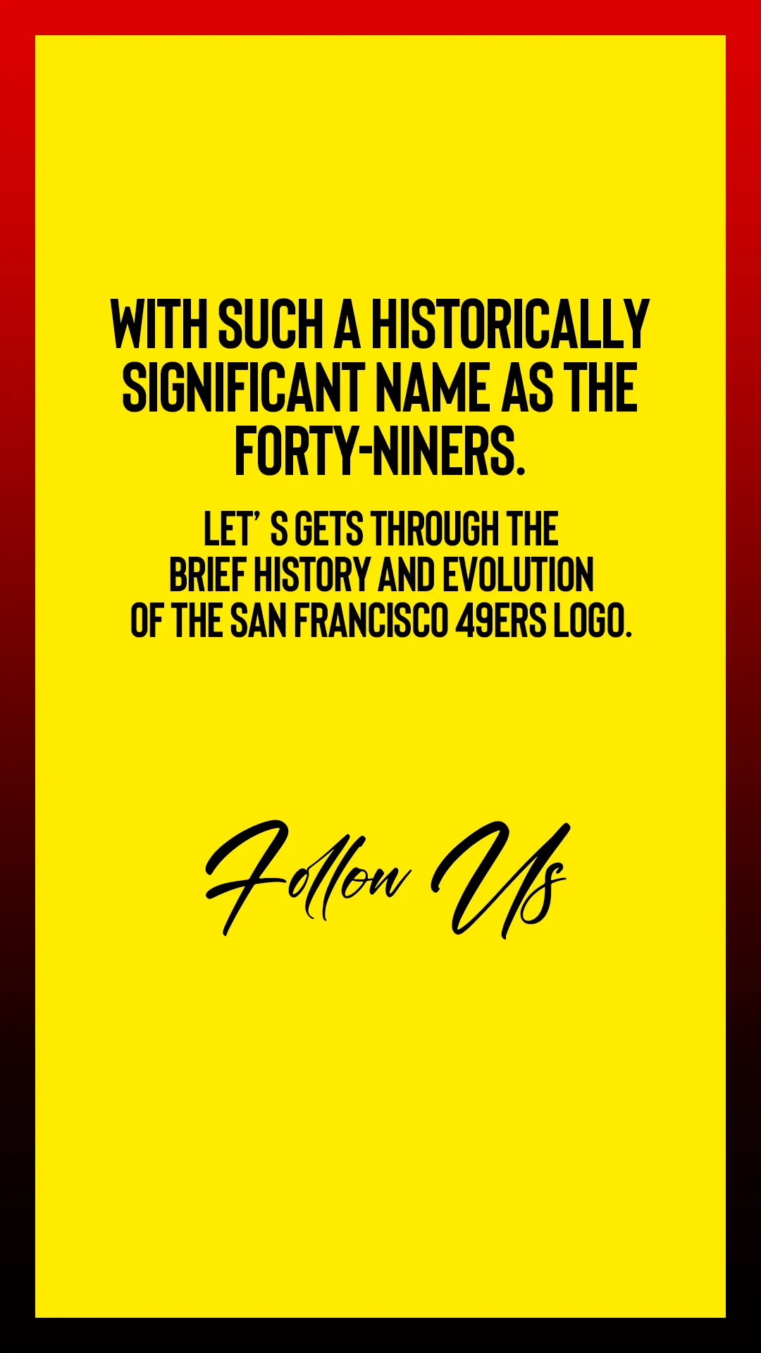 San Francisco 49ers First Logo